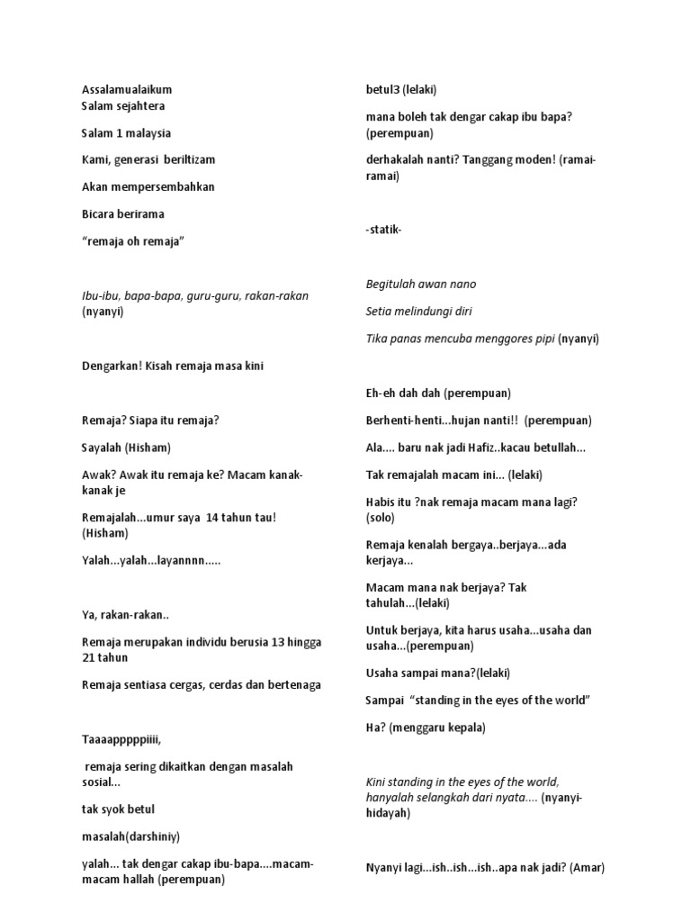 Bicara Berirama | PDF