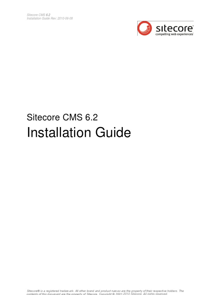 Sitecore Installation Guide Pdf Internet Information Services Microsoft Windows
