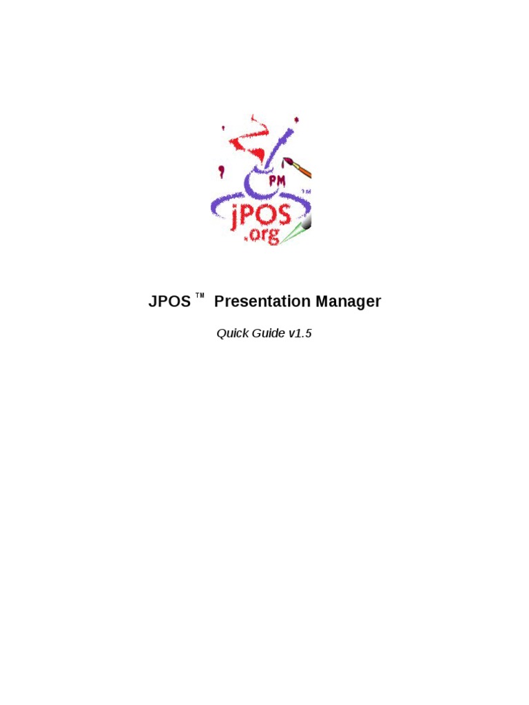 Jpos Presentation Manager Pdf Xml Java Server Pages
