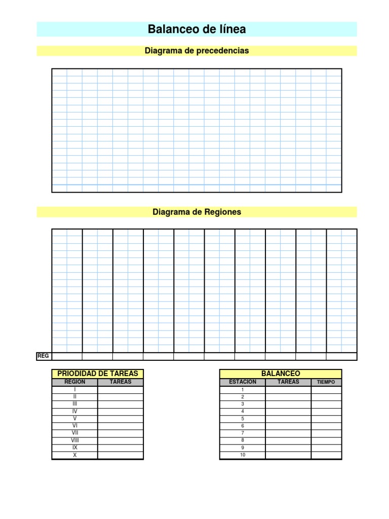 Diagrama de Balanceo de Líneas | PDF | Tecnología