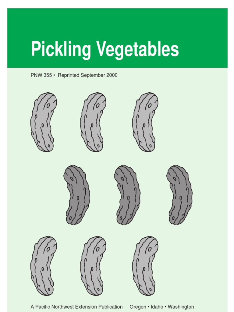 Pickling Vegetables | PDF | Pickled Cucumber | Pickling