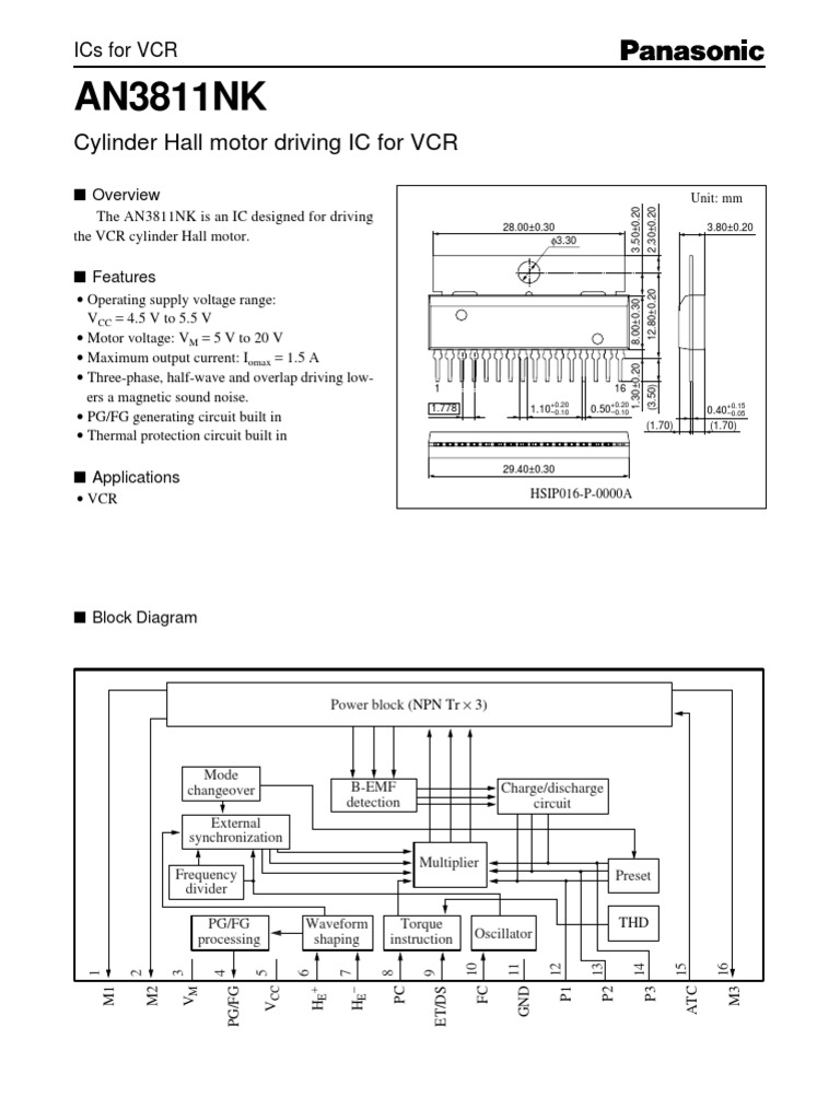 An 3811 | PDF | Power Supply | Electronic Circuits