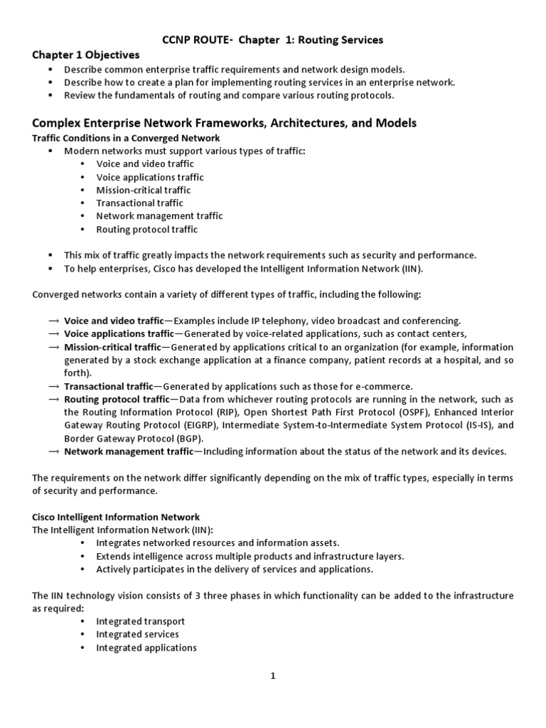 CCNP Route Notes | PDF | Routing | Data Center