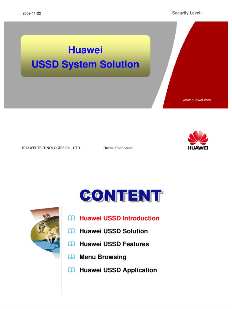 Huawei InfoX USSD-Gw | PDF | Short Message Service | Computer Network
