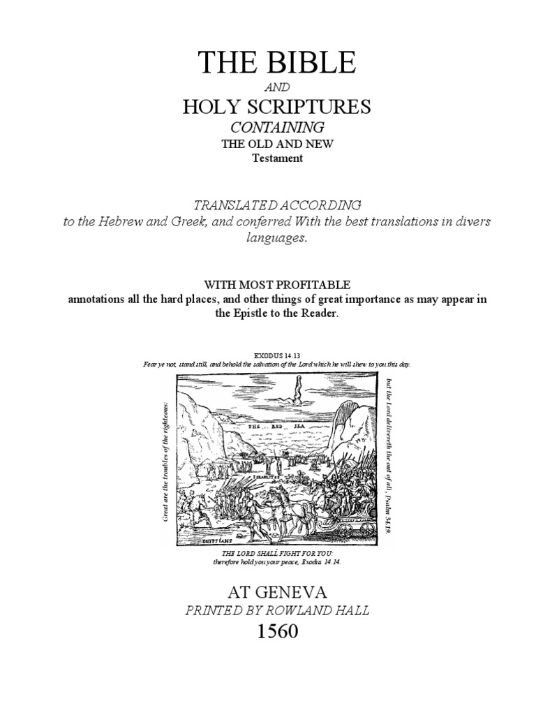 The Geneva Psalms (1560) | Download Free PDF | Last Judgment | Bible