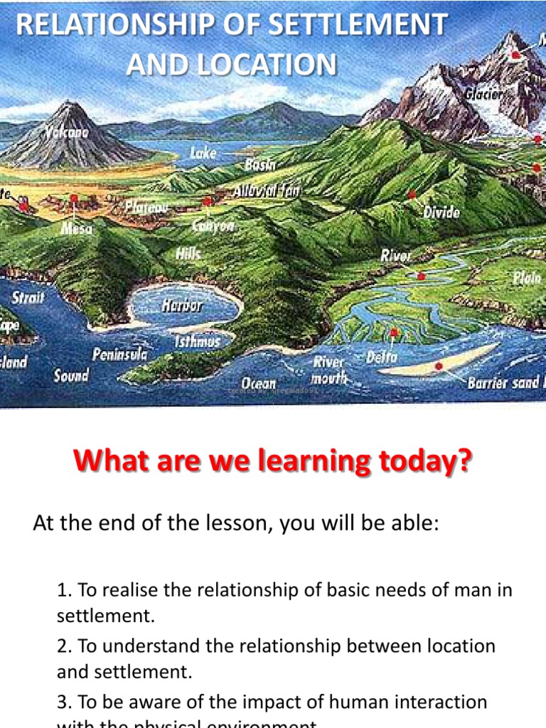 Relationship of Settlement and Location | PDF | Behavioural Sciences ...
