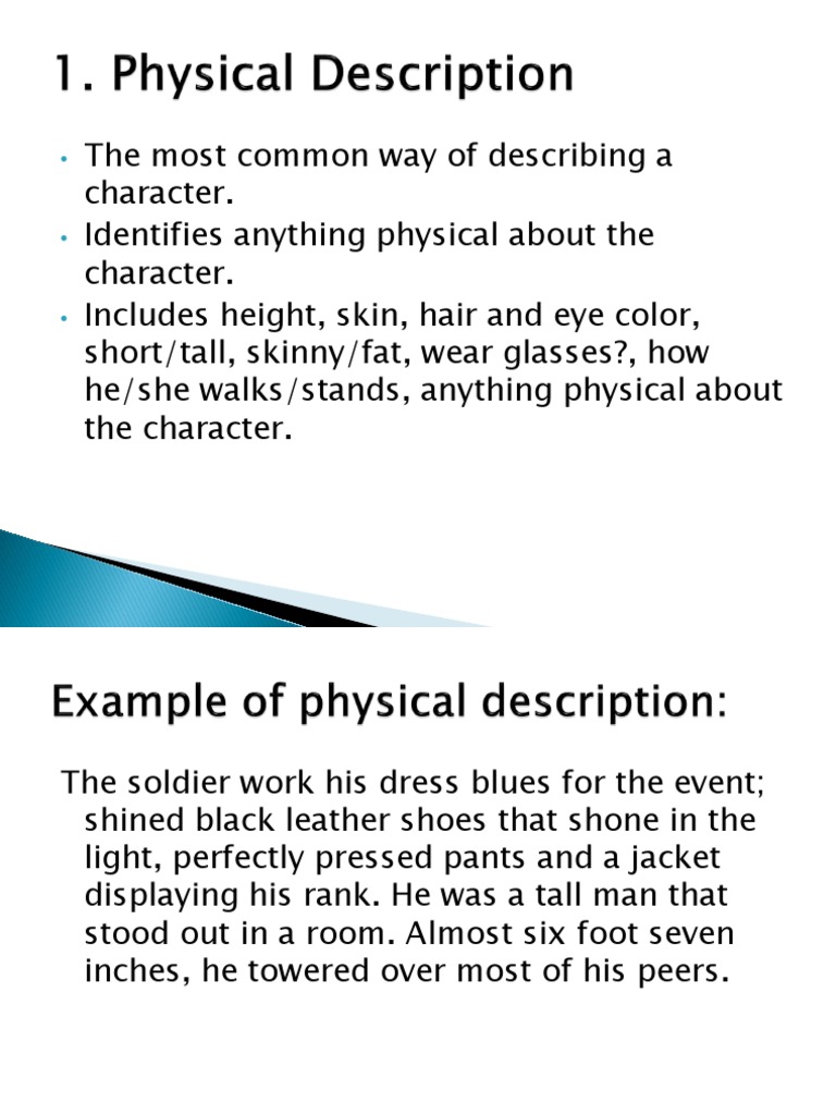 Methods of Characterization | PDF | Narration