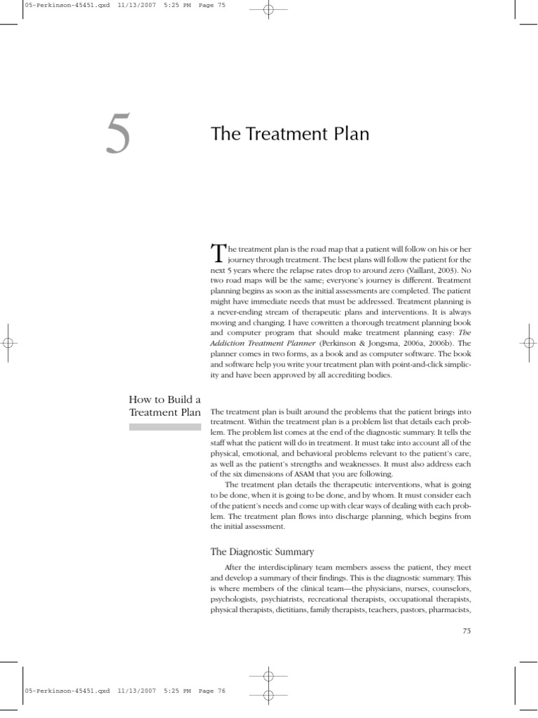 Treatment Planning | PDF