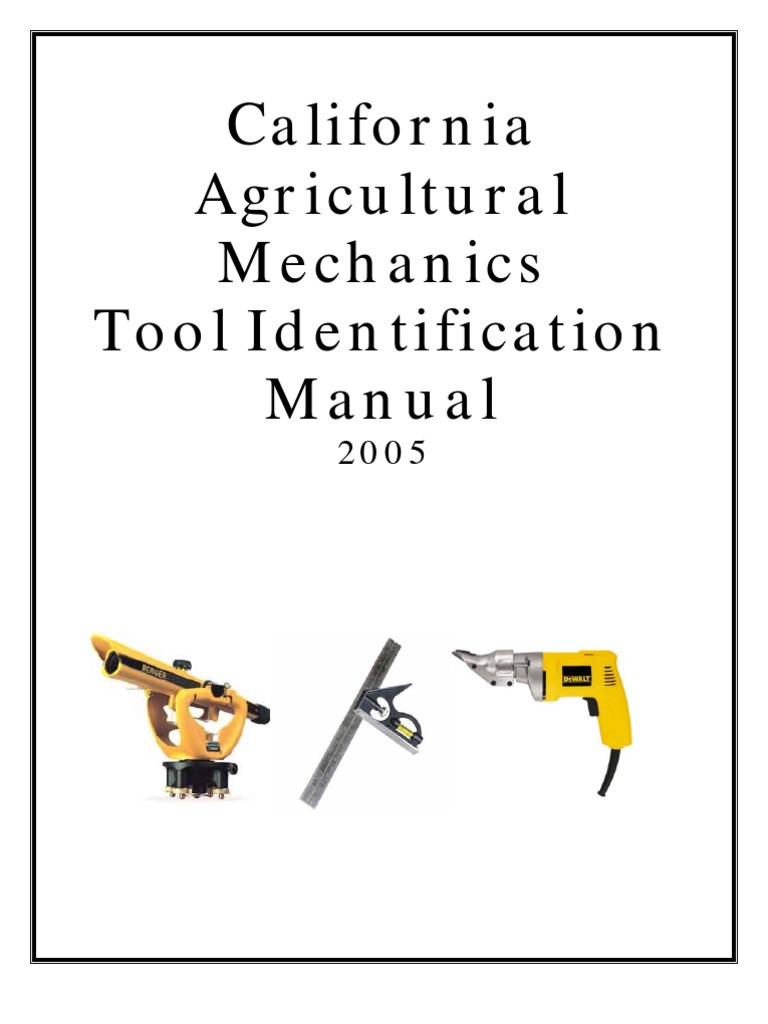 Power Tool and Equipment Guide | PDF