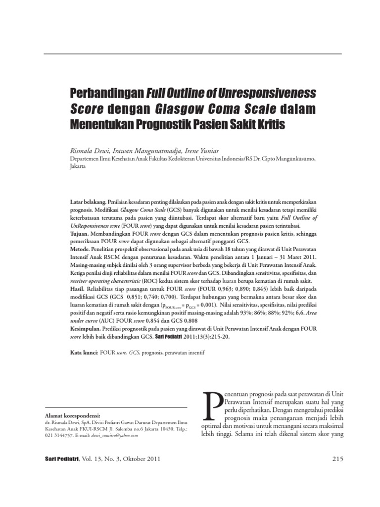 Four Score Vs Gcs | PDF