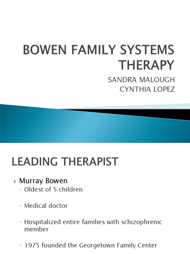 Bowen Theory | PDF | Sibling | Interpersonal Relationships
