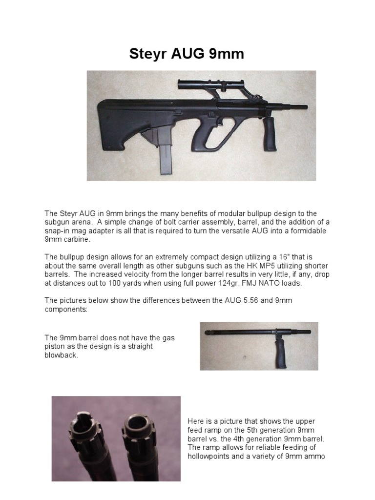 Steyr AUG 9mm | Magazine (Firearms) | Ammunition