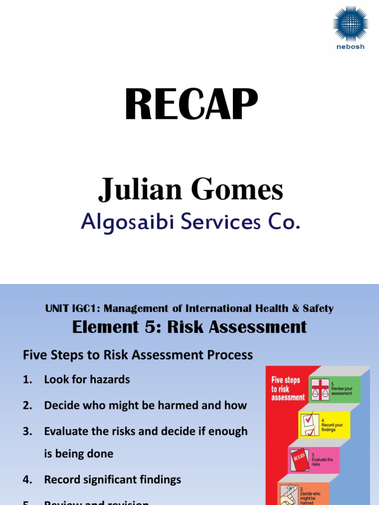 NEBOSH | PDF | Occupational Safety And Health | Personal Protective ...