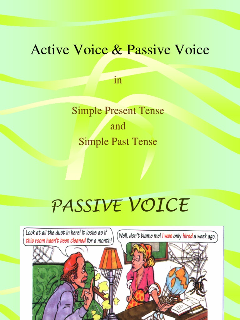 Active and Passive Voice | PDF | Grammatical Tense | Verb