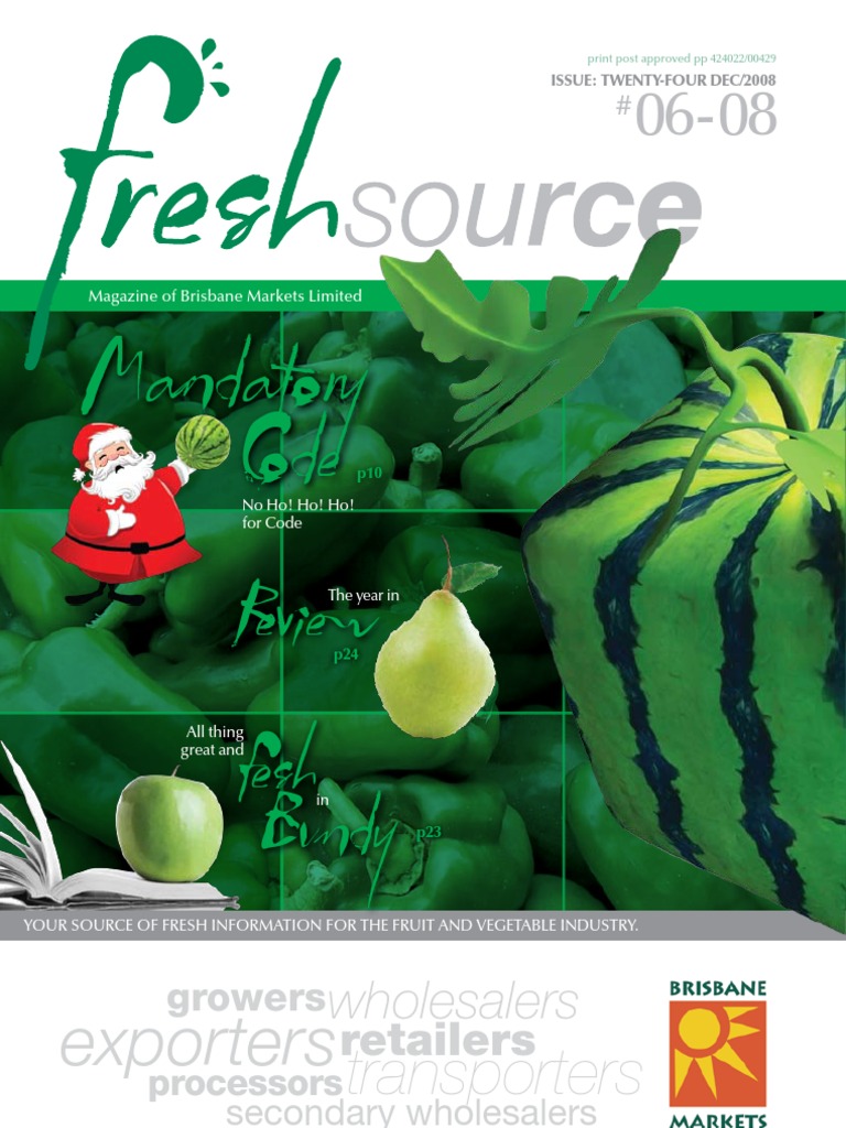 Fresh Source - December 2008 | PDF | Australia | Balance Of Trade