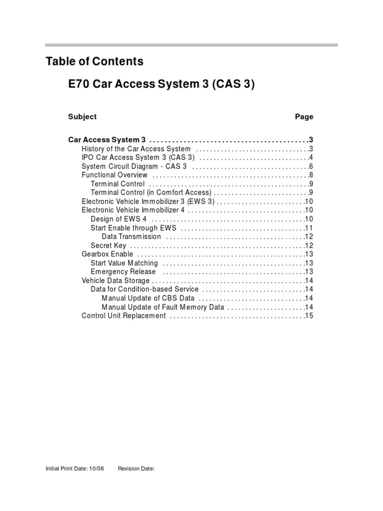 E70 Car Access System | PDF | Key (Cryptography) | Vehicle Technology