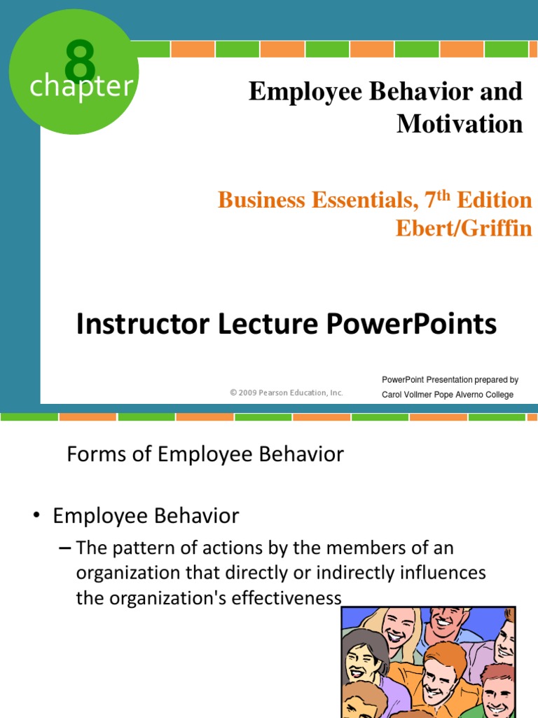 Chapter 8 Employee Behavior and Motivation | PDF | Motivation ...