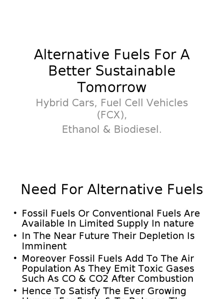 Non Conventional Sources of Energy | PDF | Fuels | Hybrid Vehicle