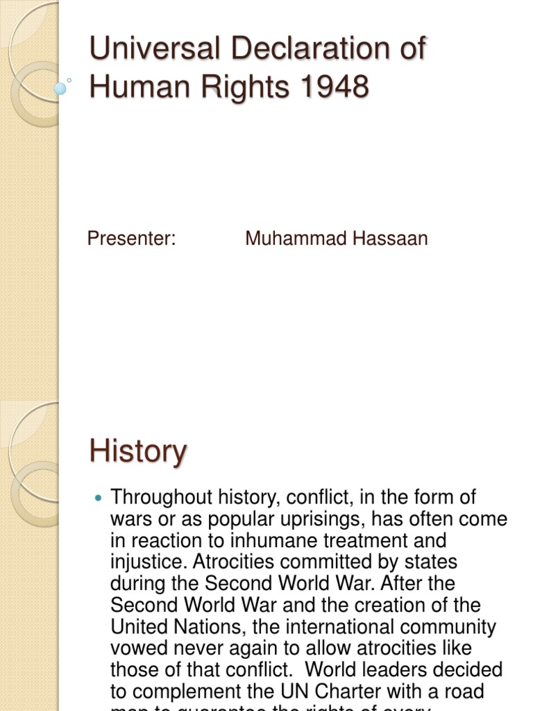 Universal Declaration of Human Rights | PDF | Human Rights | Rights
