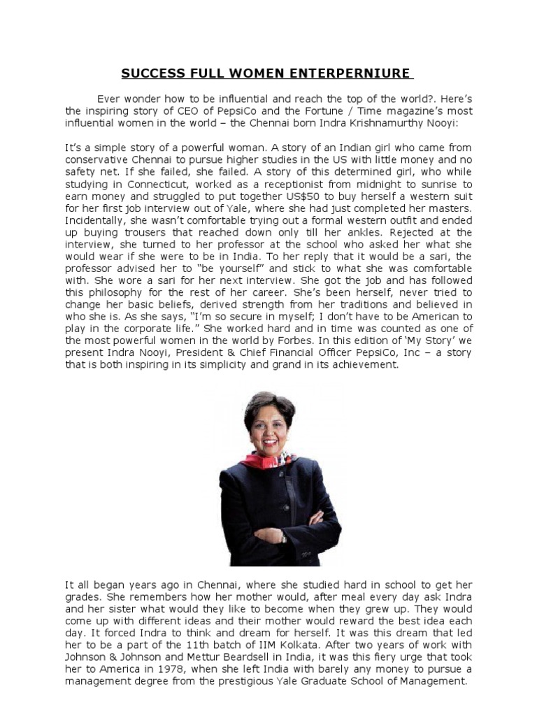Indra Krishnamurthy Nooyi | PDF | Pepsi Co | Religion And Belief