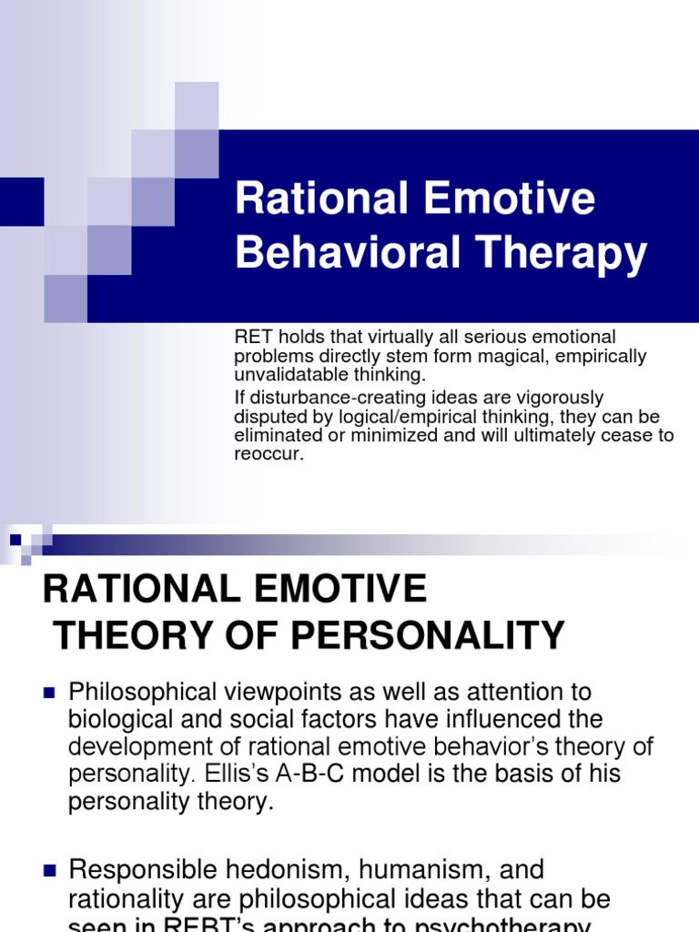rational emotive behaviour therapy | Rational Emotive Behavior Therapy ...