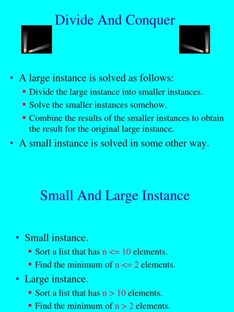 Divide And Conquer Method Discrete Mathematics Algorithms And Data Structures 6322