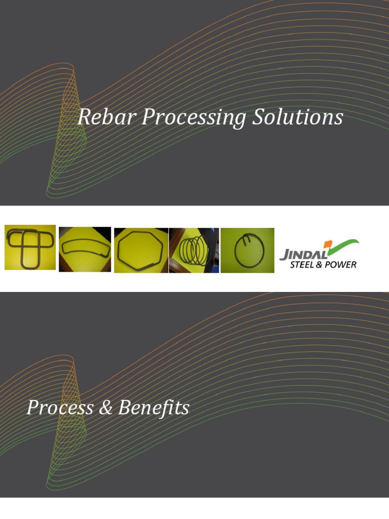 Rebar Processing Solutions | PDF | Concrete | Welding