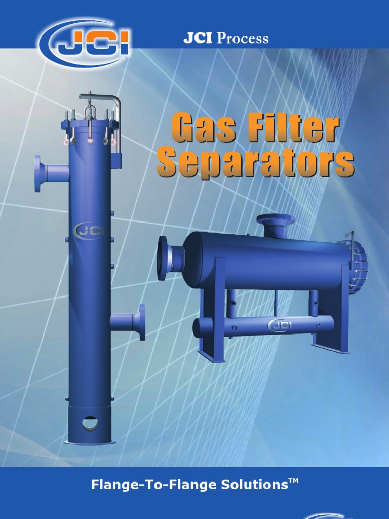 JCI Process Filter Separator Technical Brochure | PDF | Filtration ...