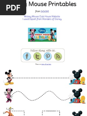 Mickey Mouse Worksheet