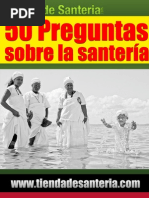 50 Preguntas Sobre La Santeria | PDF | Santeria | Rituales
