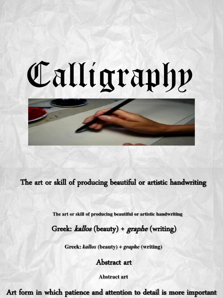 Calligraphy | PDF