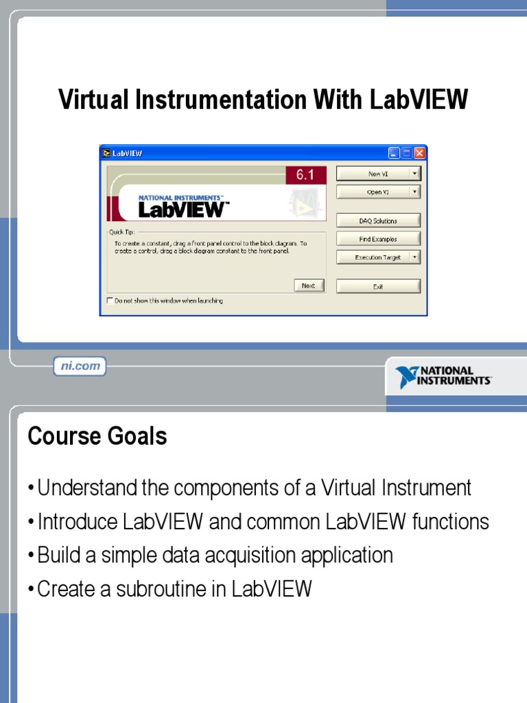 Virtual Instrumentation With Labview | PDF | Data Acquisition | Icon ...