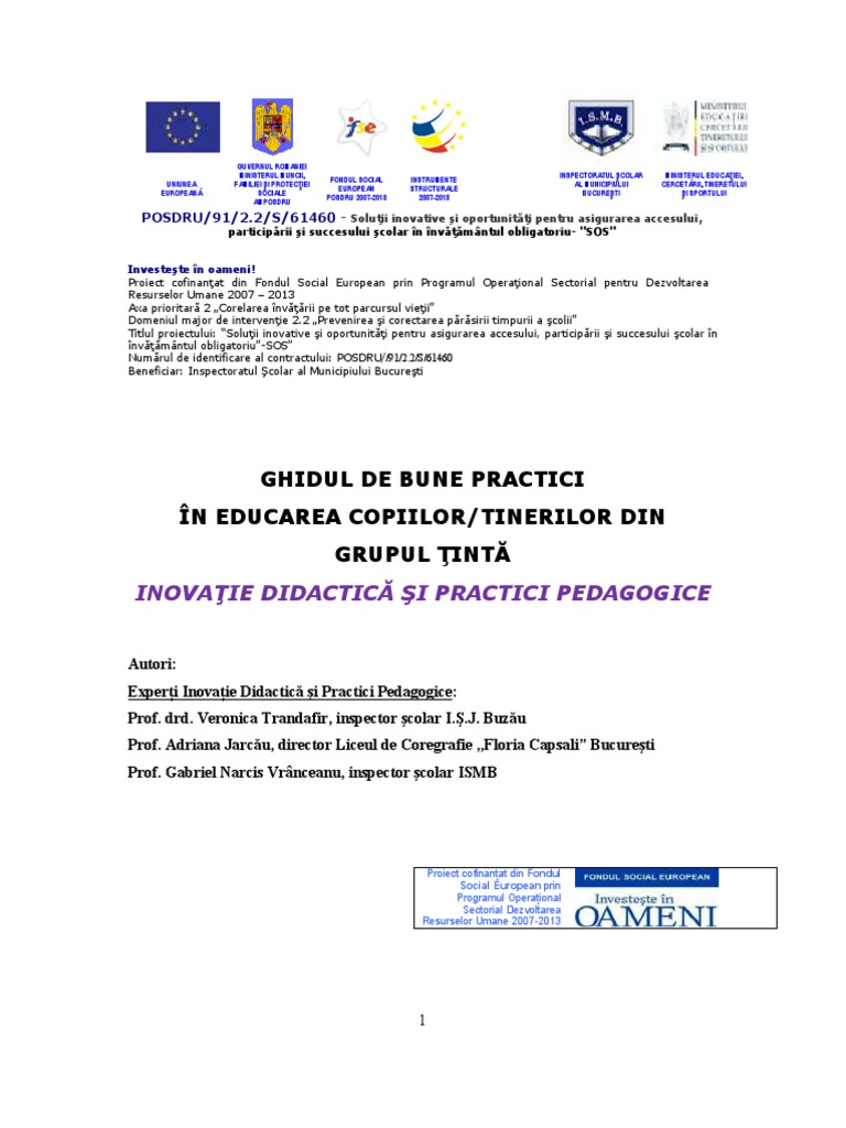 Ghid de bune practici