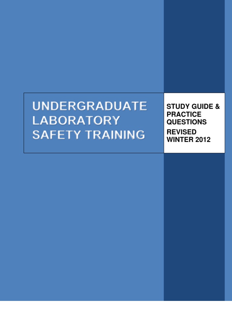 Chemistry Lab Safety Guide | PDF | Laboratories | Personal Protective ...