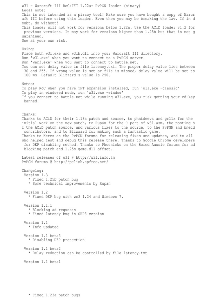 w3l Readme | PDF