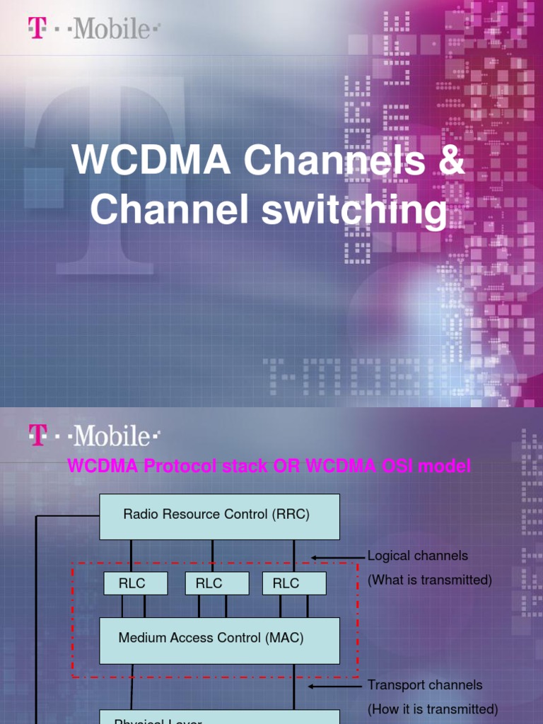 WCDMA Channels | PDF