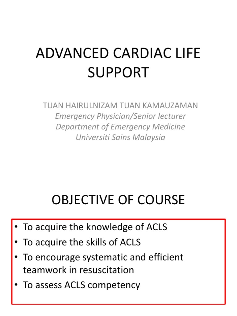 ACLS | Download Free PDF | Internal Medicine | Medical Specialties