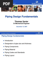 Piping Presentation | PDF | Pipe (Fluid Conveyance) | Valve