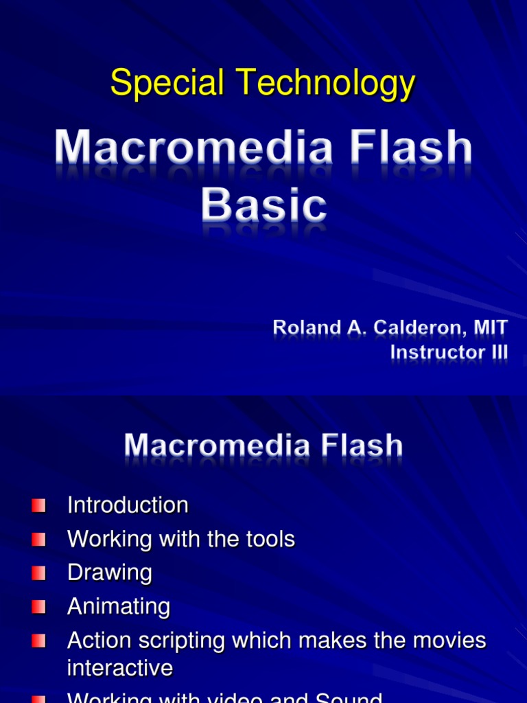 Flash Macromedia | PDF | Adobe Flash | Graphics