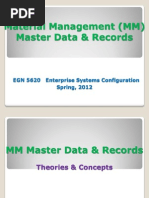 SAP MM Material Master Data Tables | PDF