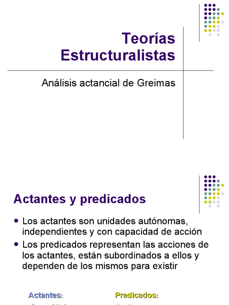 Analisis Actancial Greimas | PDF