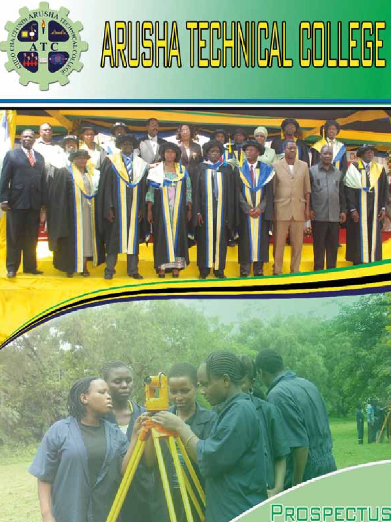 Arusha Technical College - Prospectus 2012/2013 | PDF | Diploma ...
