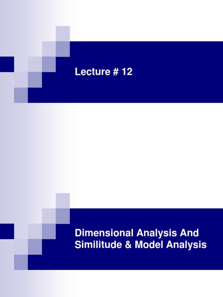 Hydraulic Similitude in Model Analysis | PDF | Viscosity | Quantity