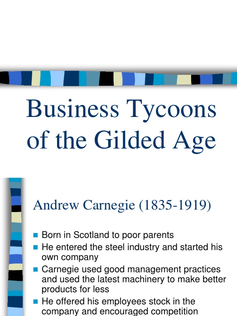 Business Tycoon | PDF | Andrew Carnegie | John D. Rockefeller