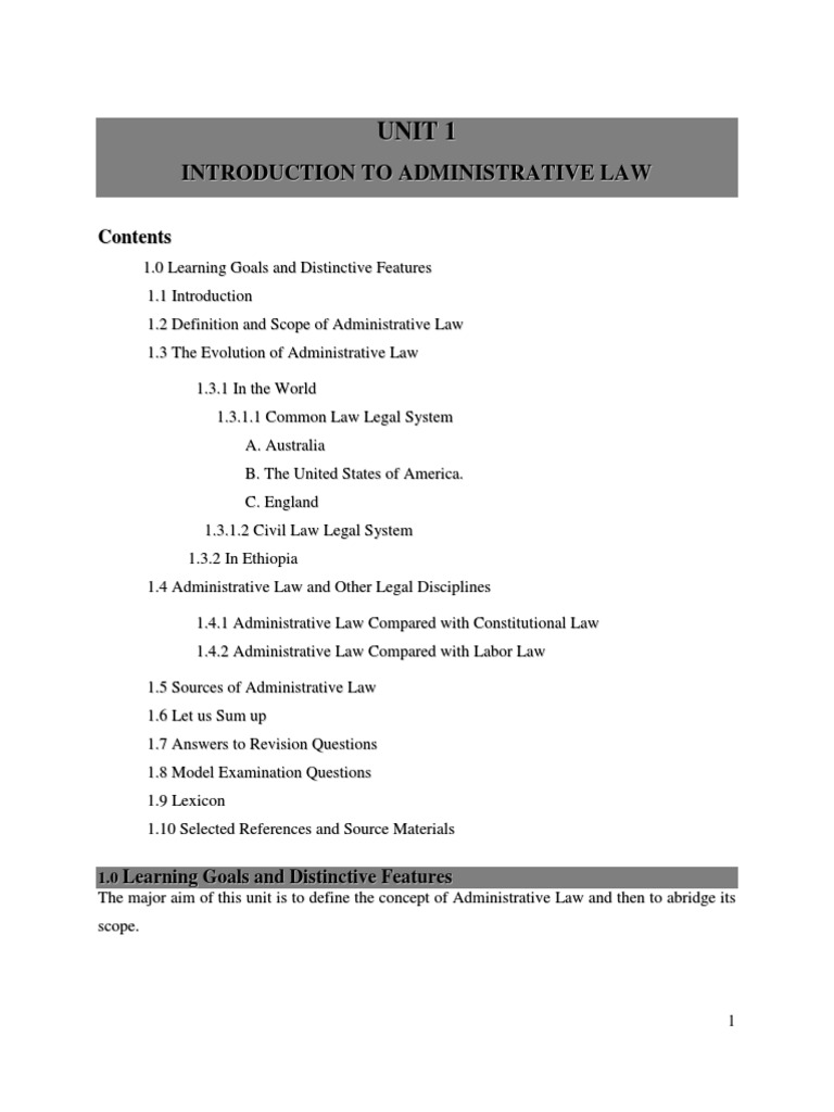 Administrative Law Module | PDF | Administrative Law | Jurisprudence