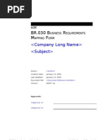 Ds-030 Application Setup Document Template | PDF