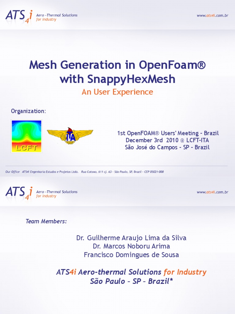 Openfoam Model Snappyhexmesh Tutorial Pdf Computing Areas Of Computer Science