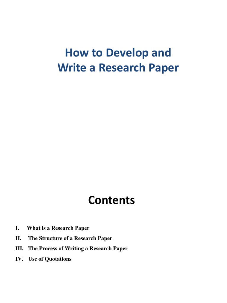 How to Present a Research Paper | Citation | Thesis