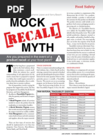 Mock Recall Summary Report Template | PDF | Business
