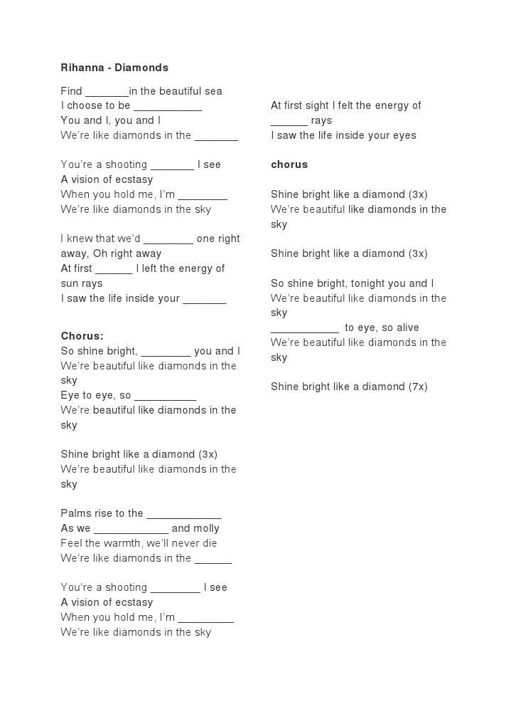 Diamonds | PDF